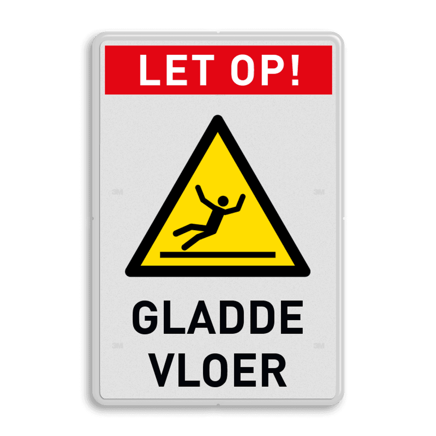 Veiligheidsbord opgepast gladde vloer kopen? Bestel nu!