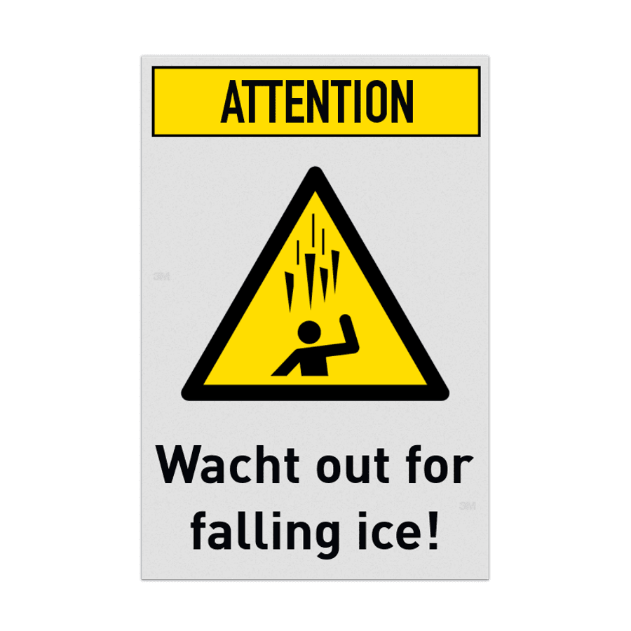Waarschuwingsbord - Watch out for falling ice kopen?