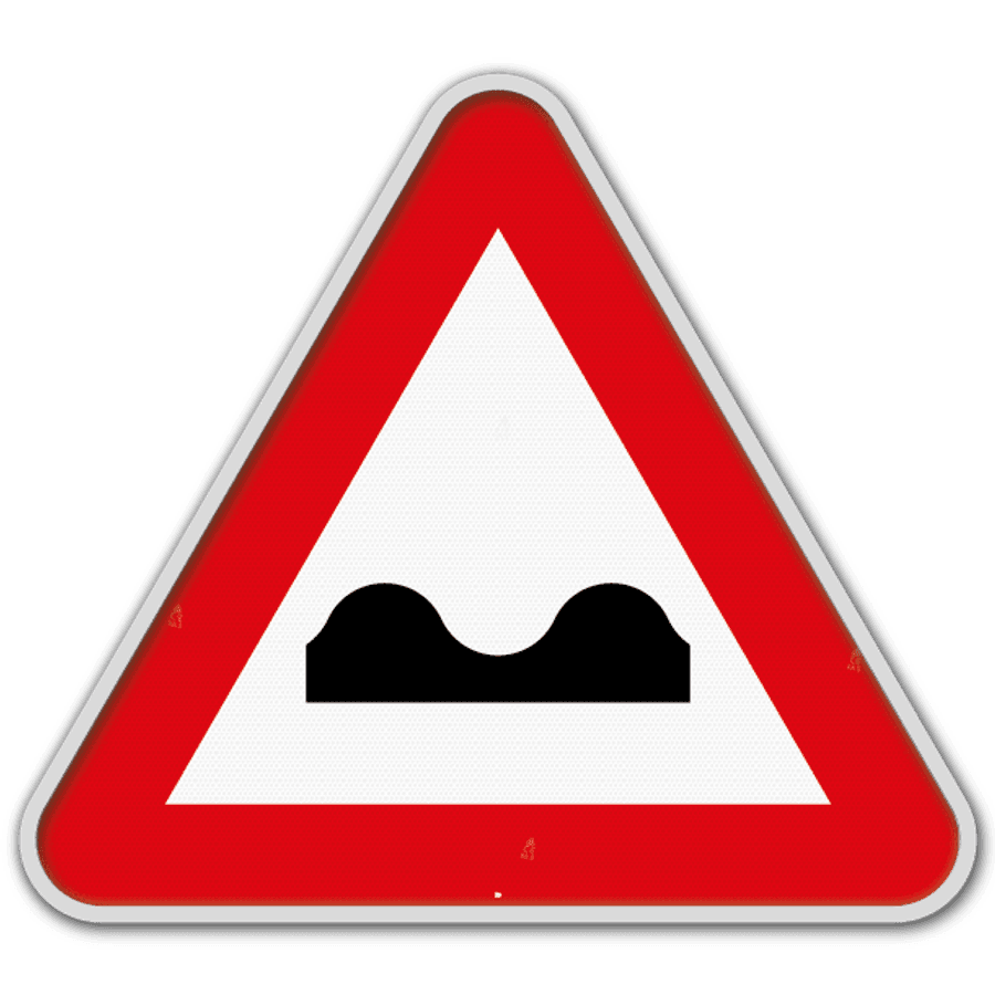 Signification Panneau de signalisation A13 - Cassis ou dos d'âne