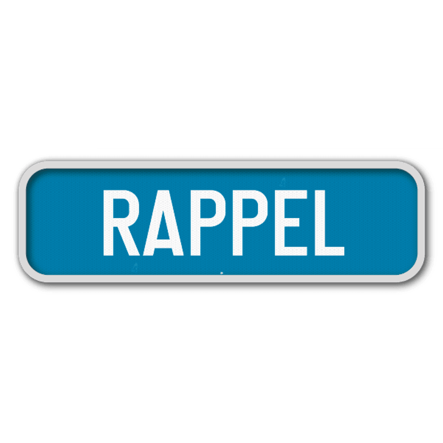 Un panneau G2000 - G type VI Rappel ? Commandez ici