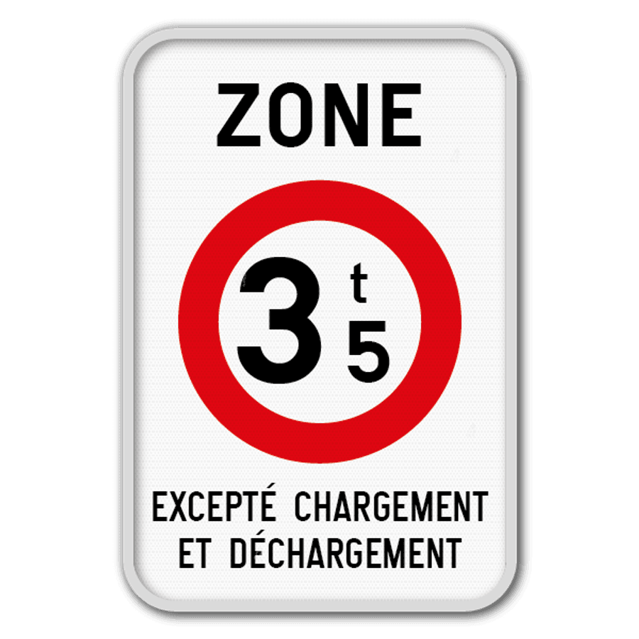 Panneau G2000 - ZC21T - Série Z : Panneaux à validité zonale - Panneaux ...