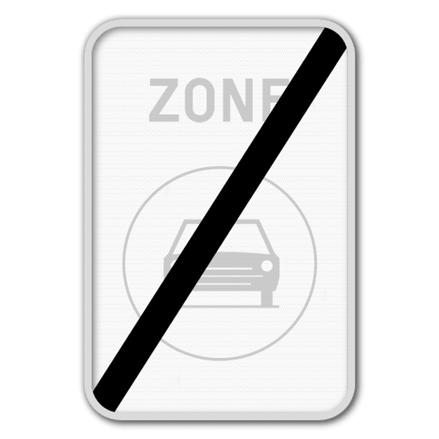 Un panneau de signalisation G2000 ZC5 - Fin ? Commandez en ligne