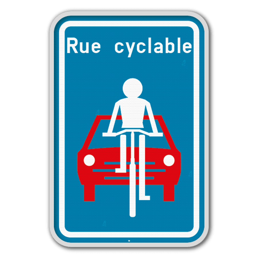 Achetez un panneau routier G2000 F111 Rue cyclable