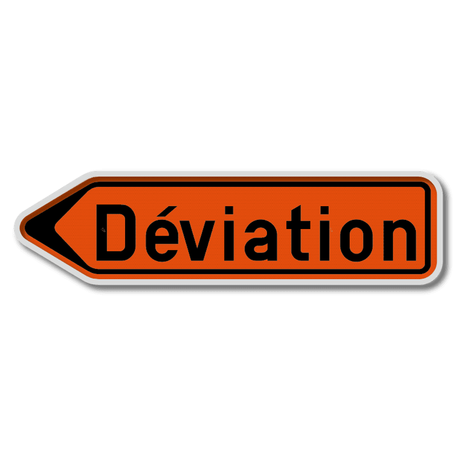 Un panneau routier G2000 F41 Itinéraire de déviation ? Achetez ici