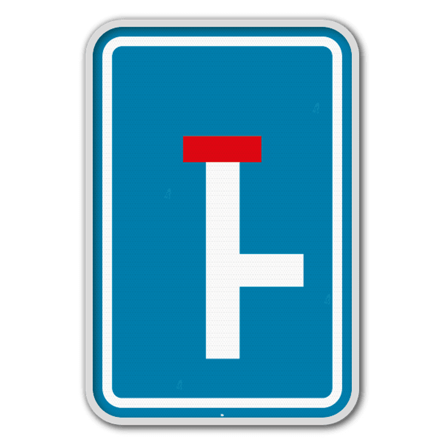 Achetez un panneau G2000 F45D Voie sans issue, passage a droite