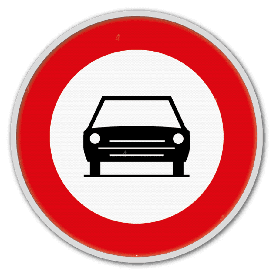 Signification Panneau de signalisation C5 - Accès interdit aux ...