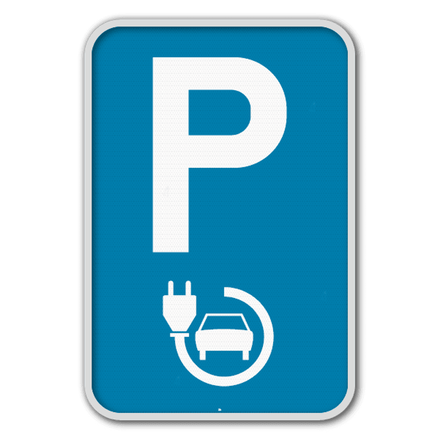 Signification Panneau de signalisation E9a Borne électrique ...