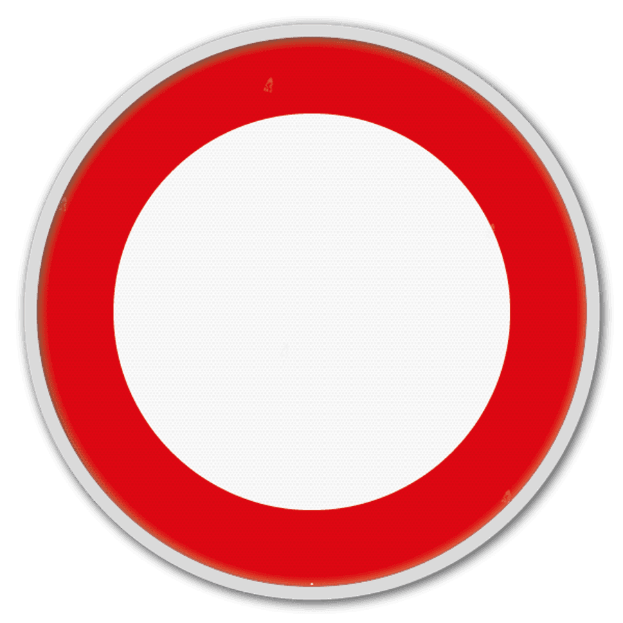 Signification Panneau de signalisation C3 - Accès interdit, dans les ...