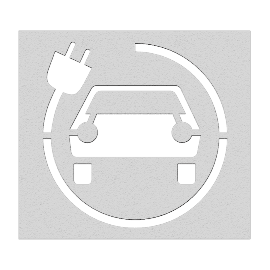 Sjabloon oplaadpunt elektrische auto online kopen | Wegmarkering.nl