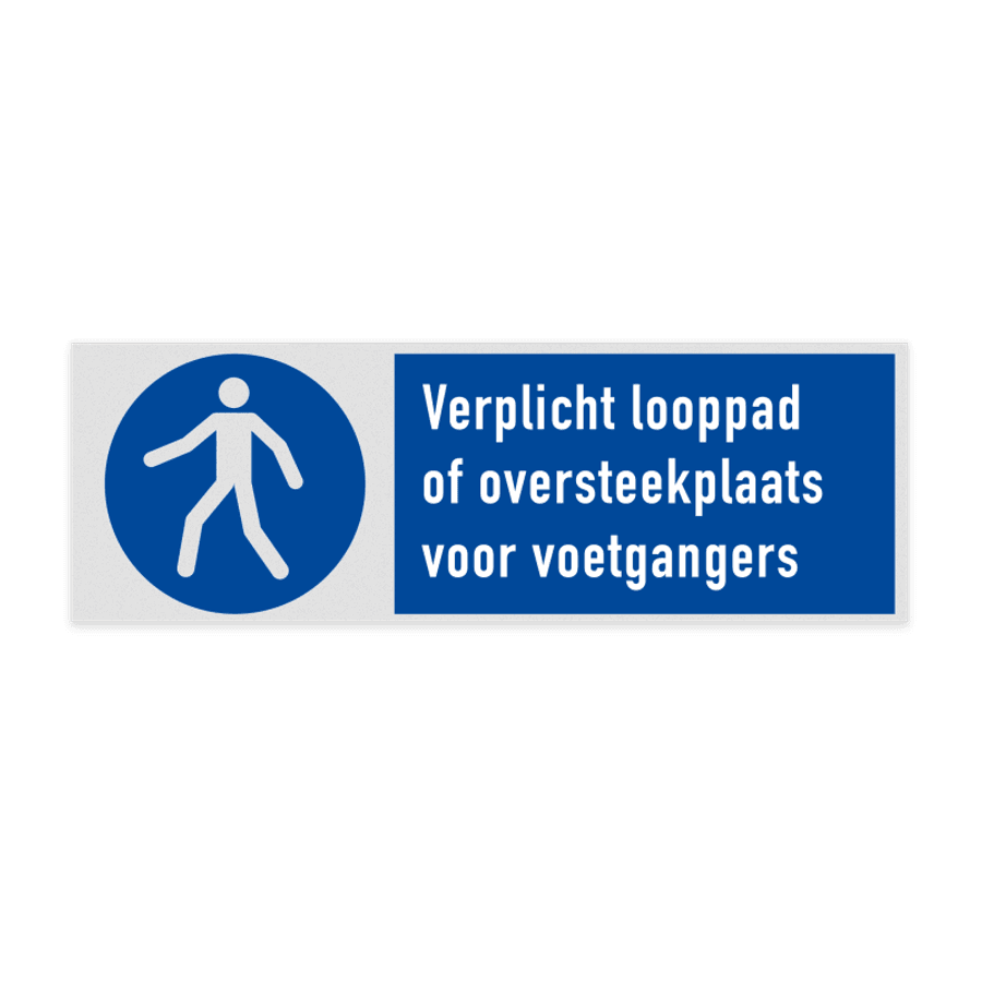 Bord verplicht looppad voor voetgangers online kopen