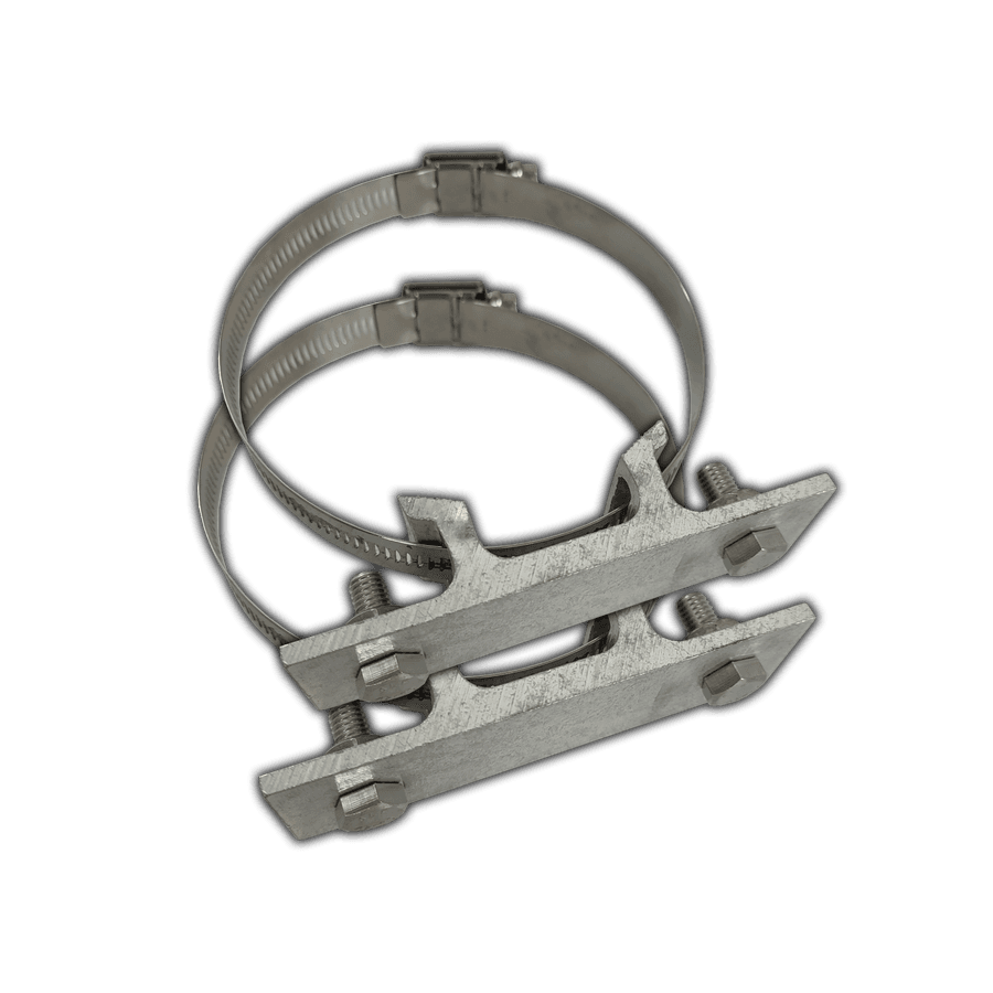 Paalbeugel set verkeersbord voor lantaarnpaal of lichtmast