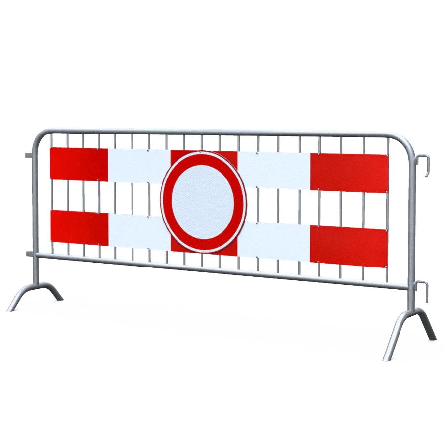 Dranghek staal met aluminium stroken en RVV C01 klasse 3 online kopen