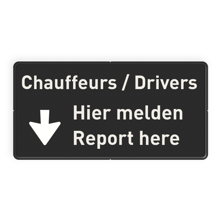 Verkeersbord hier melden / report here reflecterend online kopen