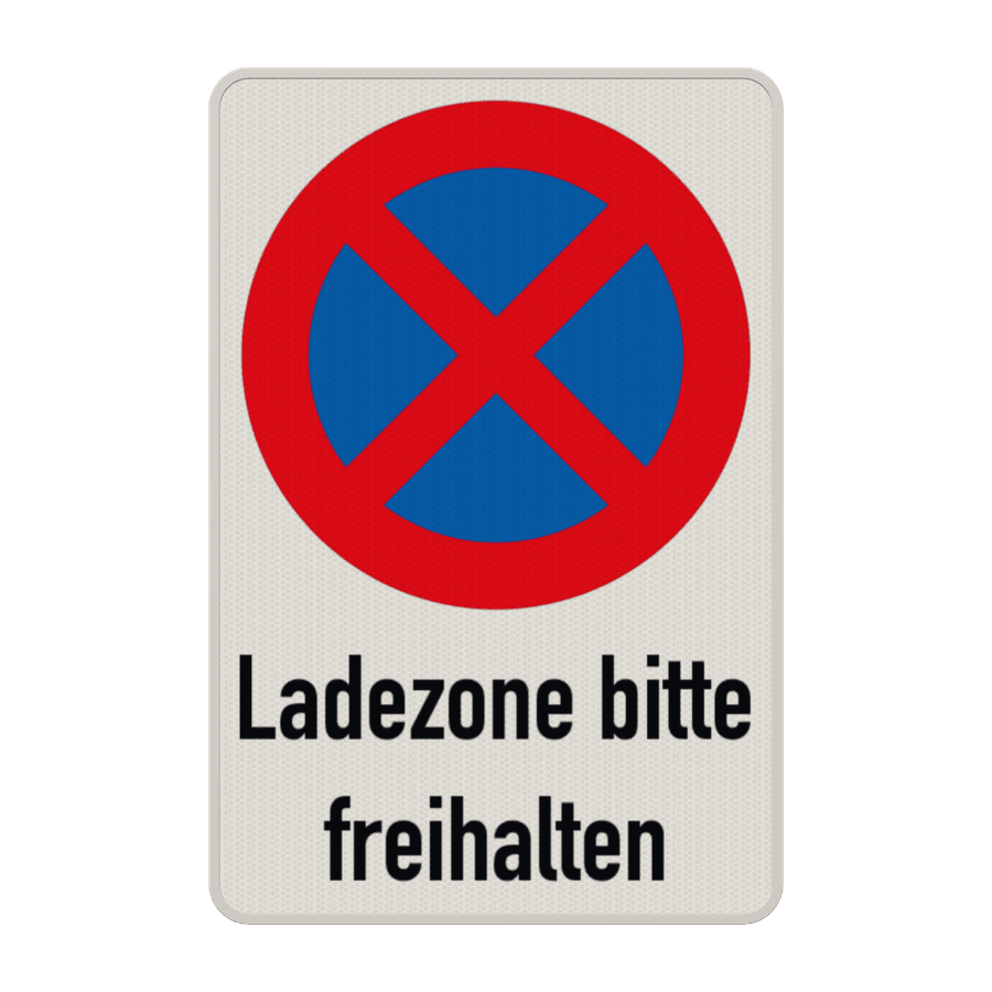 Parkverbotsschilder Ladezone bitte freihalten kaufen? | Bestellen!