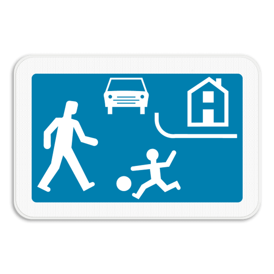 Signification Panneau de signalisation F12a - Commencement d’une zone ...