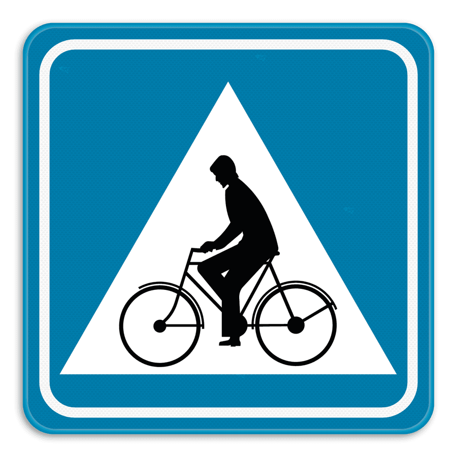 Verkeersbord F50 Oversteekplaats fietsers en bromfietsers Kopen?