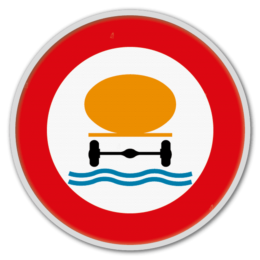 Signification Panneau de signalisation C24c - Accès interdit aux conducteurs de véhicules ...