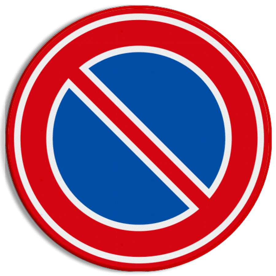 Betekenis Verkeersteken E01 - Parkeerverbod | Informatiebord.nl