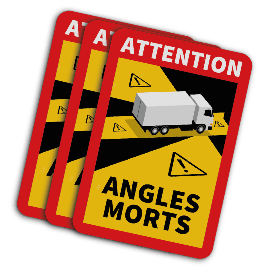 Dode Hoek Stickers Vrachtwagens | Reflecterend | Verkeersbord.be