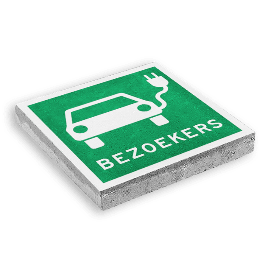 Dalle de signalisation - Borne de recharge pour véhicules électriques