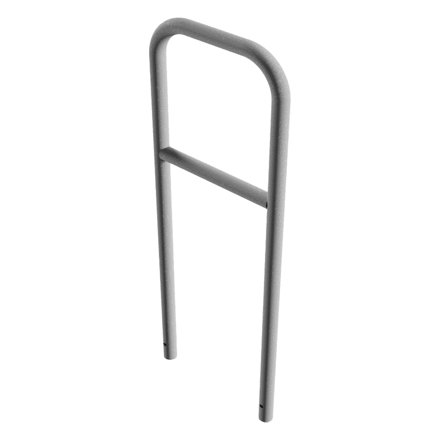 Arceau vélo en acier 600x1300mm avec entretoise - à encastrer