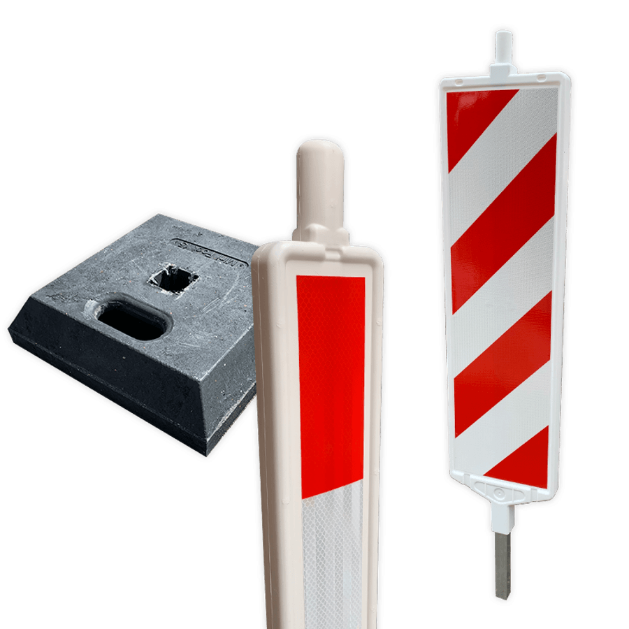 Bakens en sokkels nodig? Voor tijdelijke afzettingen