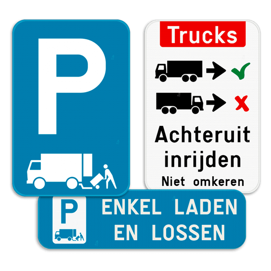 Verkeersbord Laden & Lossen kopen. Bestel online!