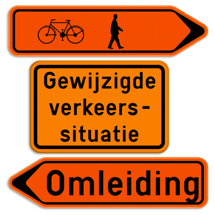 Omleidingsbord kopen? Ontdek ons assortiment | Verkeersbord.be