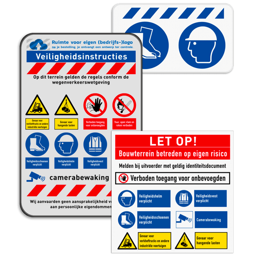 werf borden kopen? Reflecterend | Ontwerp & Bestel