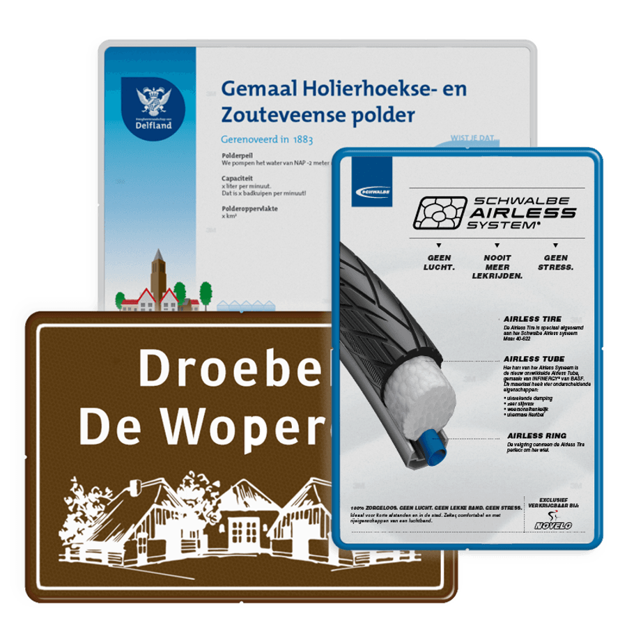 Informatieve borden - Informatieborden | Informatiebord.nl