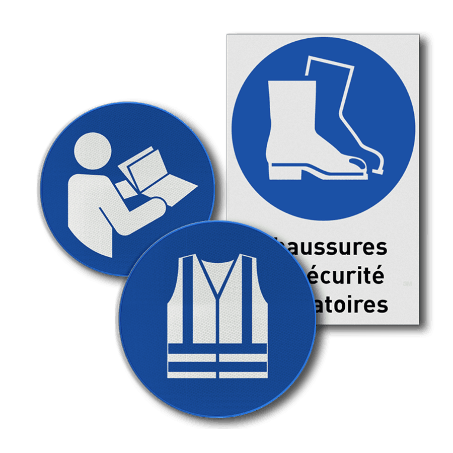 Pictogrammes d'obligation. Commandez en ligne maintenant