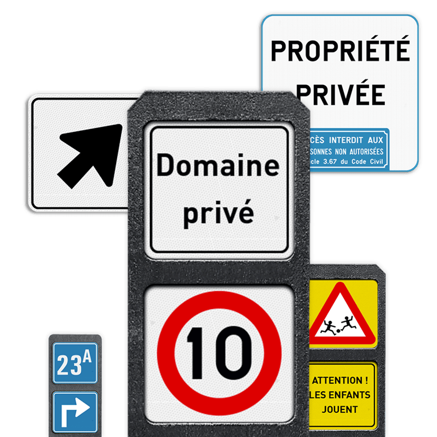 Pictogrammes et panneaux de signalisation | NumeroMaison.be