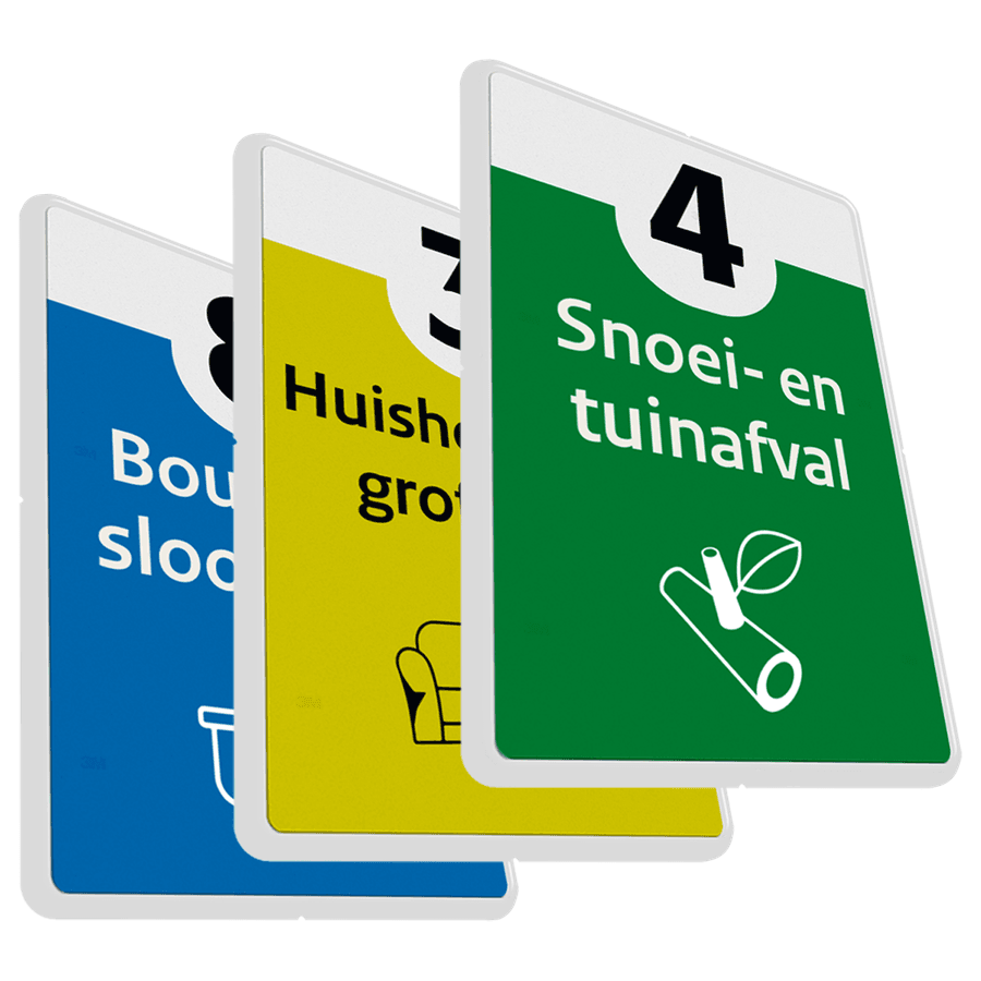 Informatieborden afval en recycling online kopen | Scheepvaartbord.nl