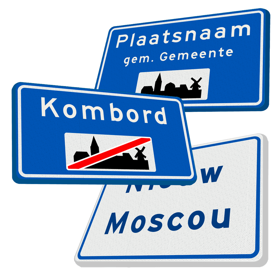 Plaatsnaambord kopen? Bekijk snel onze voorraad! | Informatiebord.nl