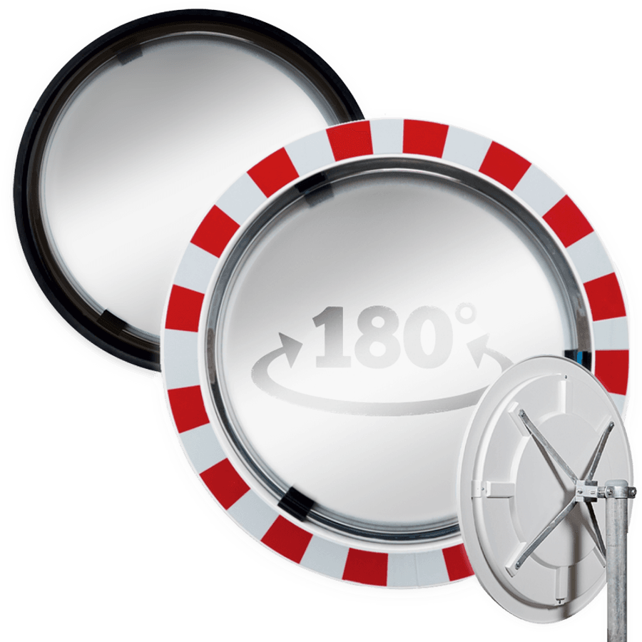 Verkeersspiegels met kijkhoek 180 graden | Informatiebord.nl