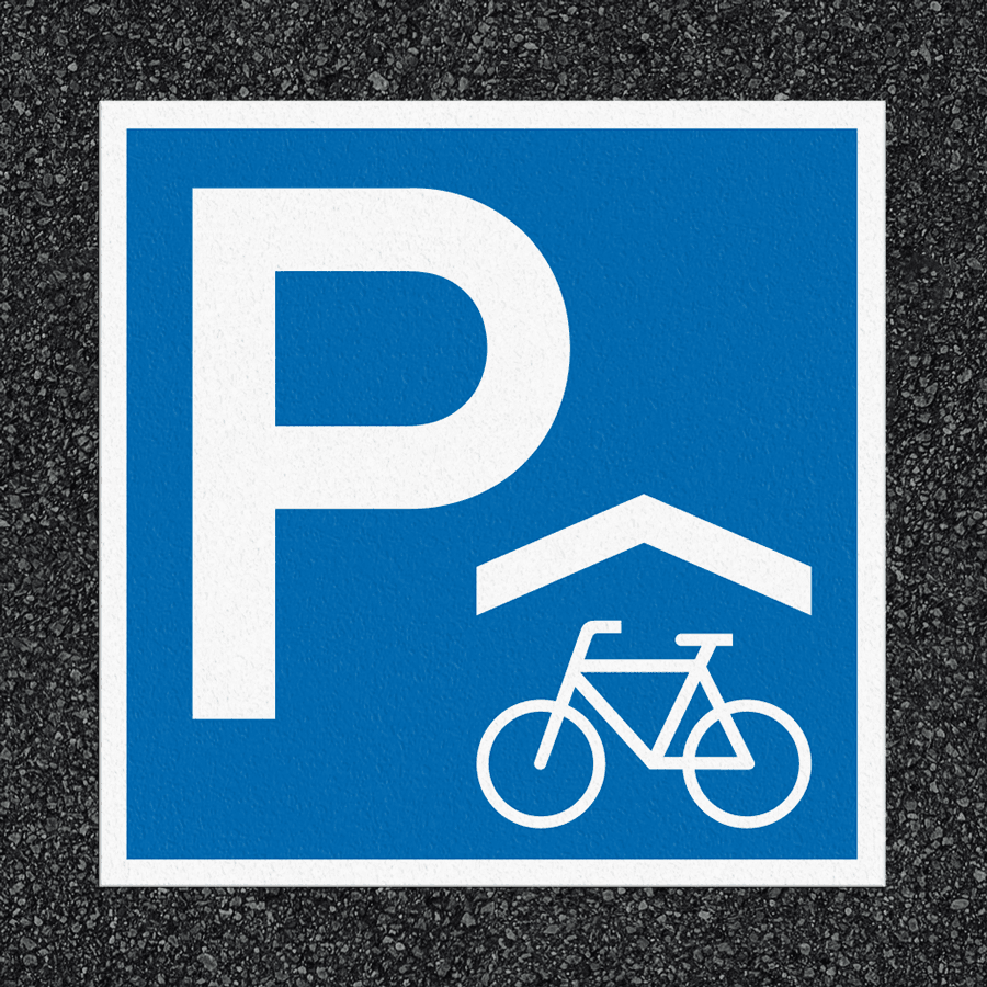 Thermoplast wegmarkering overdekte fietsenstalling online kopen