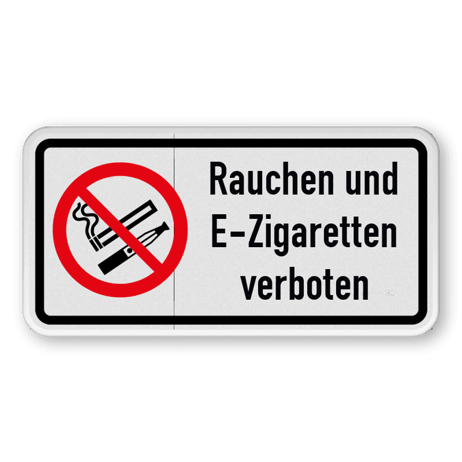 Verbotsschilder Rauchen und E-Zigaretten verboten kaufen Sie hier!