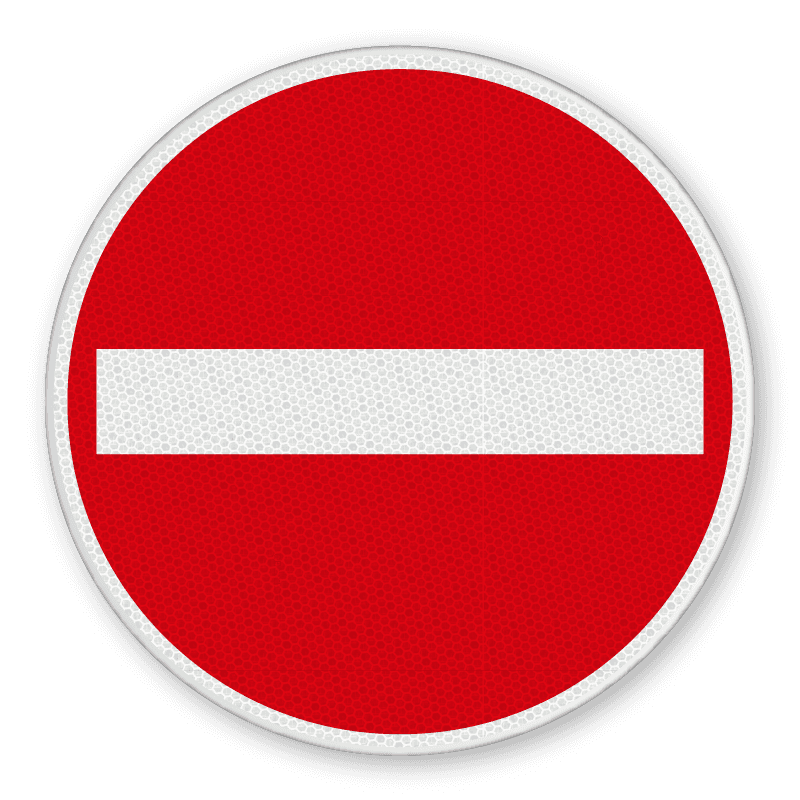 Verkehrszeichen Verbot der Einfahrt / Einfahrt verboten kaufen?