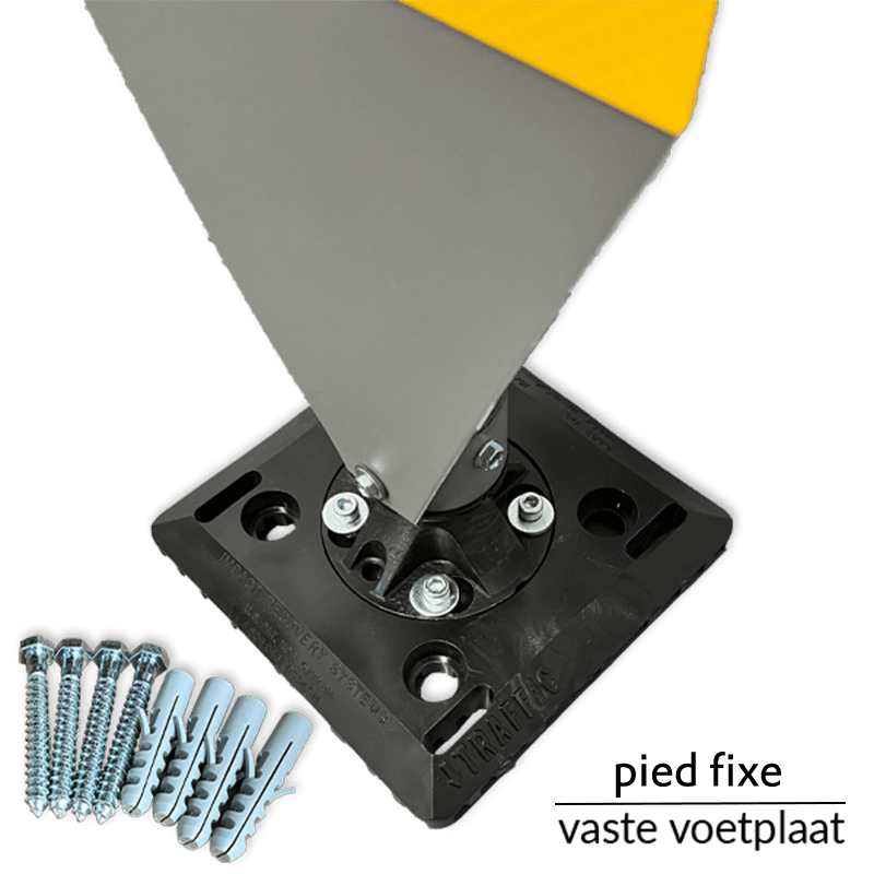 Vous avez besoin d'un poteau musoir à ressort KICKBACK© ? Poteau D1c