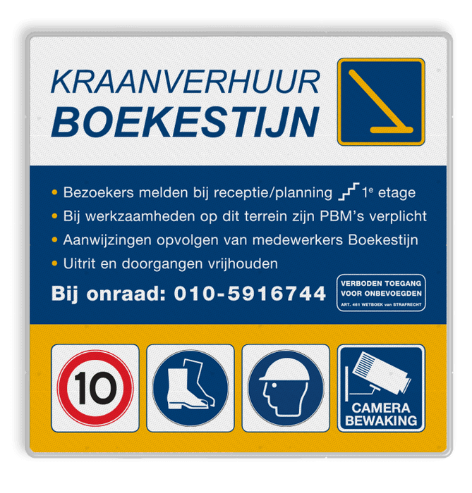 Informatieborden met eigen ontwerp Referenties | Informatiebord.nl